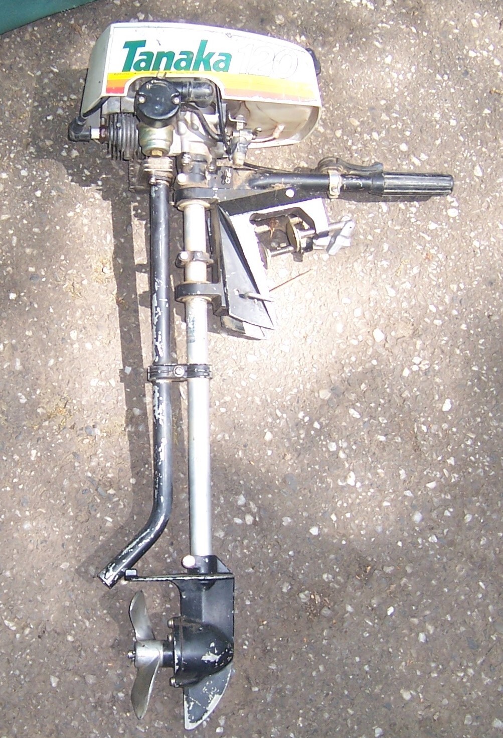 Tanaka 120 Small Gas Powered Trolling Outboard Boat Motor AS-IS / LOCAL ...