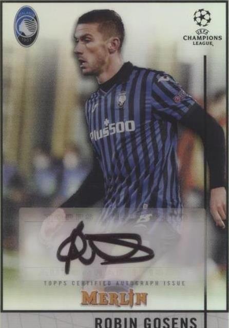 2020-21 Topps Merlin Collection Chrome UCL - Chrome Autographs Robin ...