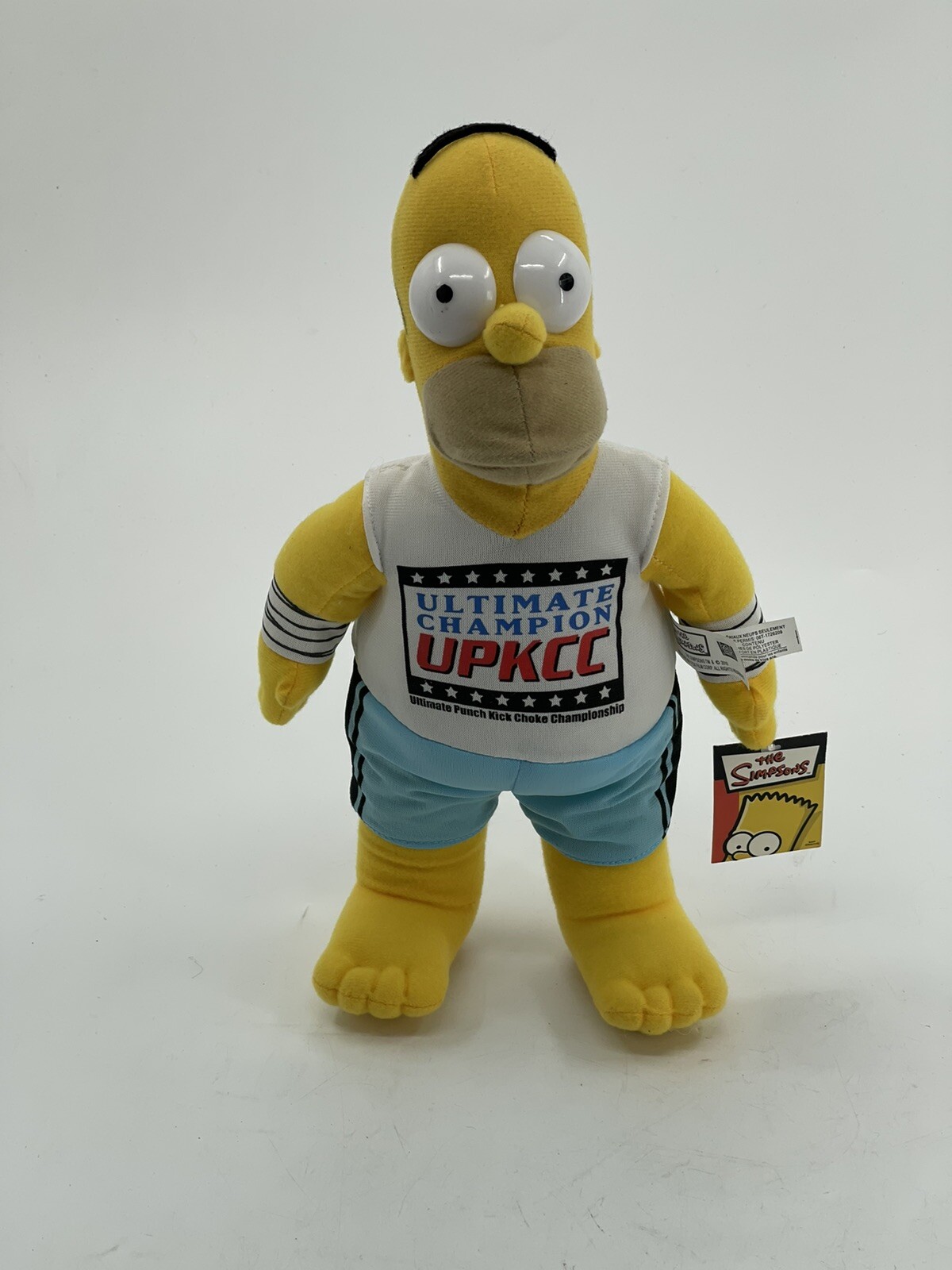 Bart Simpson Plush Toy UPKCC Ultimate Punch Kick Choke Championship 15 ...