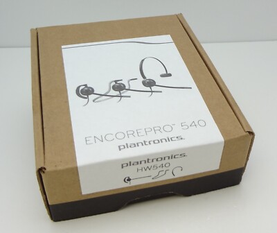 Poly EncorePro HW540 Convertible QD Phone Headset (88828-01/HP 783P0AA# ...