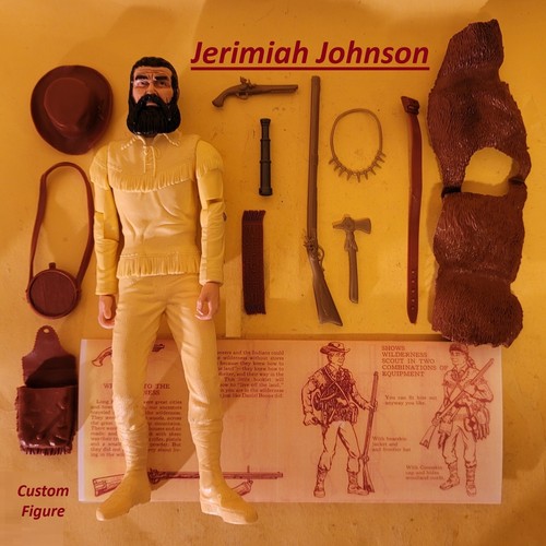 Custom Jerimiah Johnson Mountain Man figure + 11 accessories Marx ...