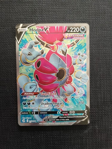 Pokémon Coup Fusion 253/264 Hoopa V (IT) Ultra Rare Full Art | eBay
