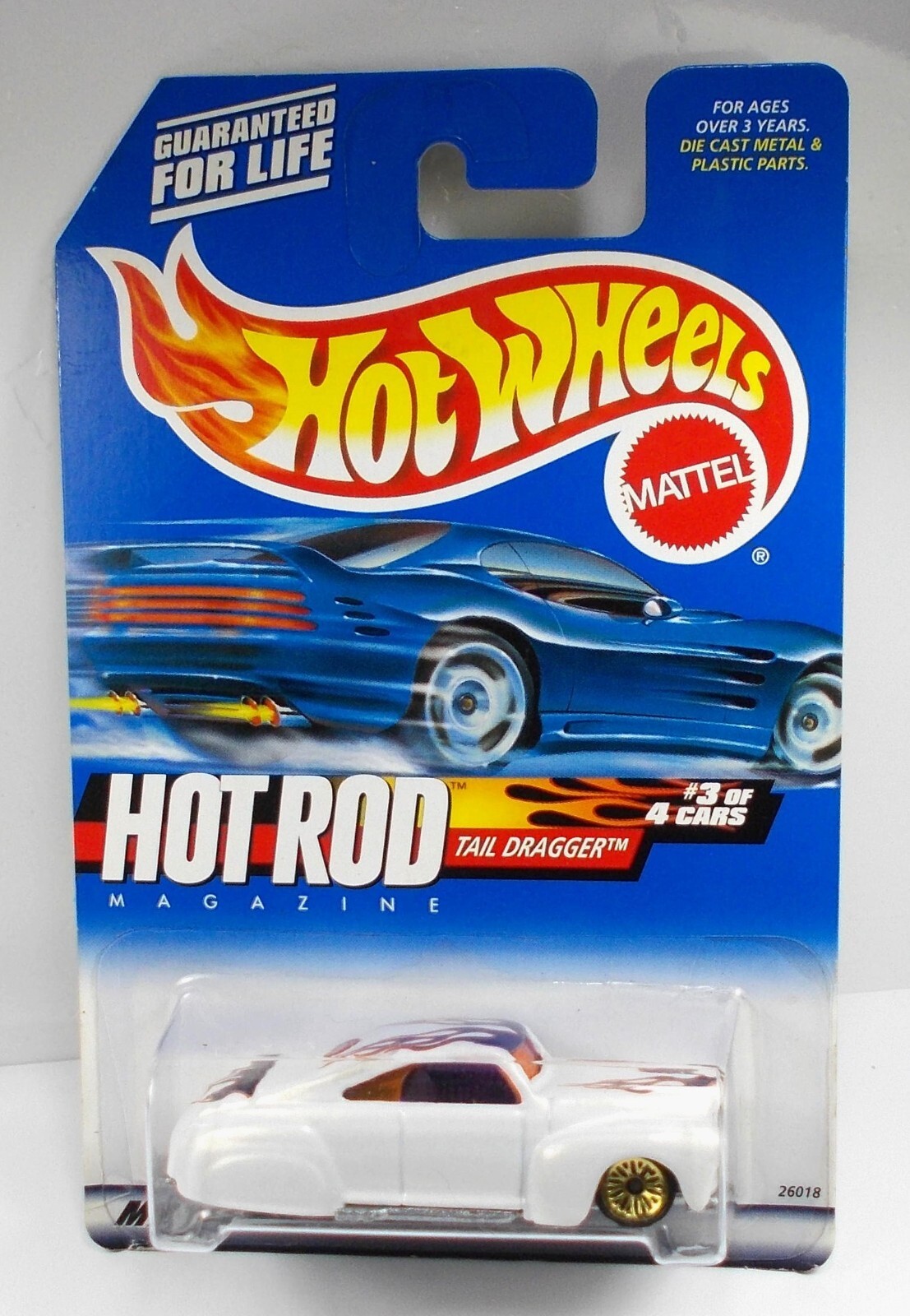Hot Wheels 2000 Hot Rod Magazine Series 3/4 Collector #007 TAIL DRAGGER ...