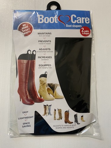 Household Essentials CedarFresh Boot Shapers, 2 pairs - Pack Of 4 - Black 91492691043| eBay