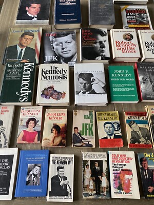 Vtg Lot 31 Books John F Kennedy Jacqueline Bouvier Robert Kennedy Teddy ...