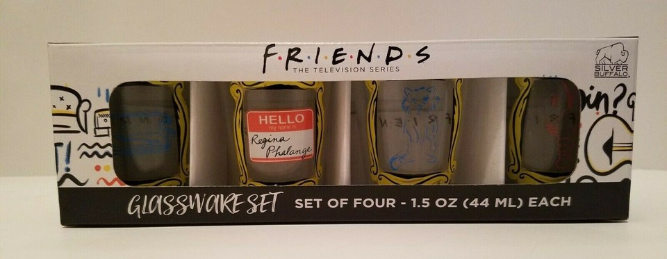 Friends Popular TV Series Shot Glasses. Set of 4. 1.5 oz. (44 ml ...