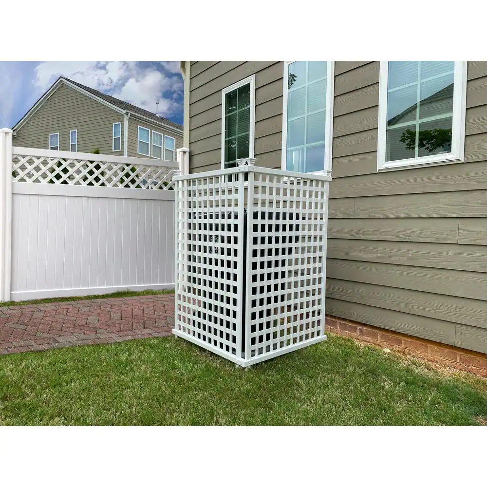 Vinyl Lattice Privacy Panels Barrette Outdoor Living 4 Ft. X 8 Ft.