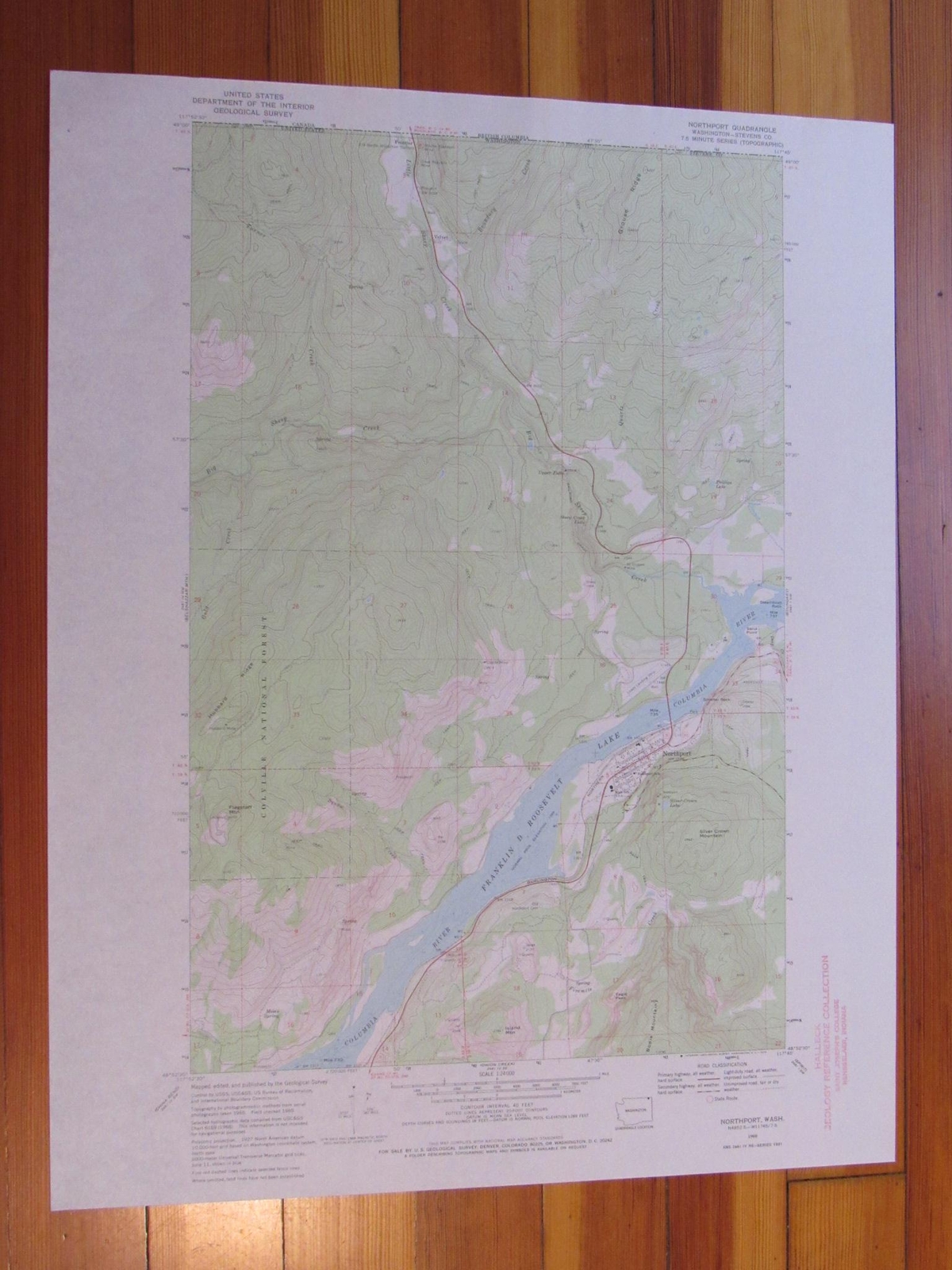 Northport Washington 1972 Original Vintage USGS Topo Map | eBay