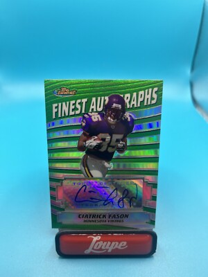 Ciatrick Fason 2005 Topps Finest Autographs Refractor #FA-CF Minnesota ...