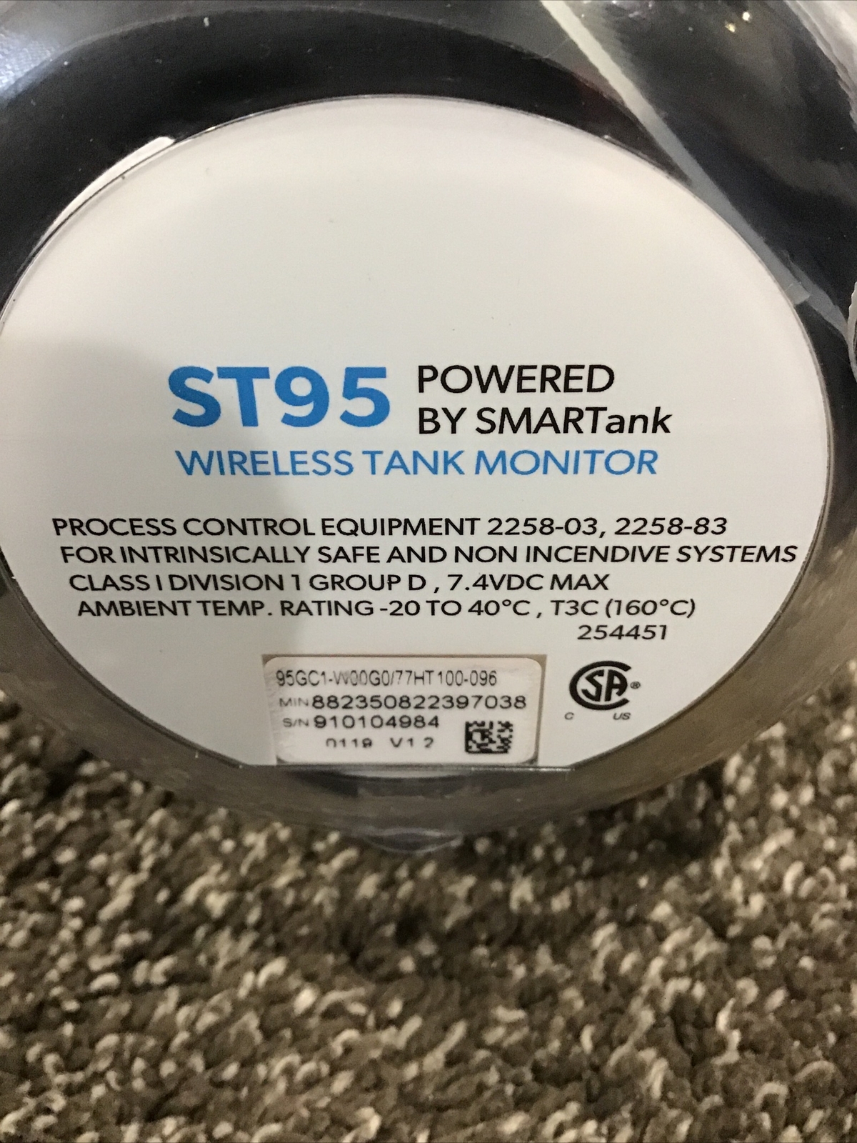 Smartank ST95 Wireless Remote Tank Level Monitor 95GC1 | eBay