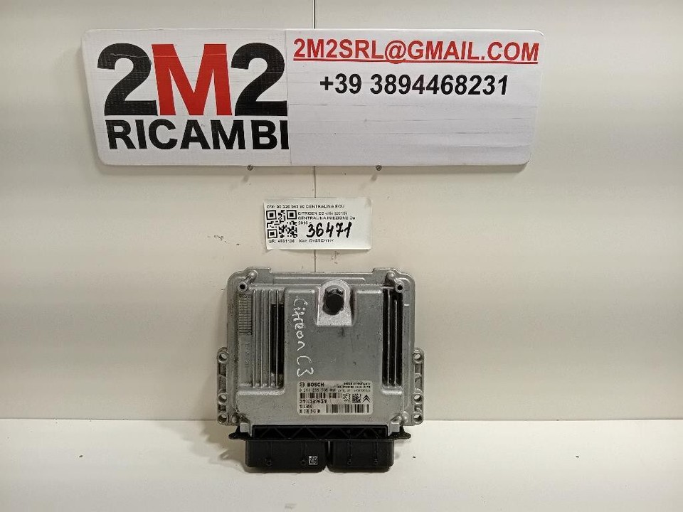 ECU Injection For Citroen C3 Series 98 326 943 80 Centralina ECU DV5RD ...