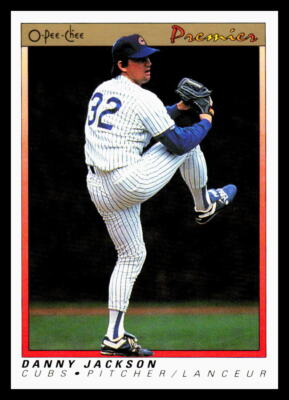 1991 O-Pee-Chee Premier 68 Danny Jackson Chicago Cubs | eBay