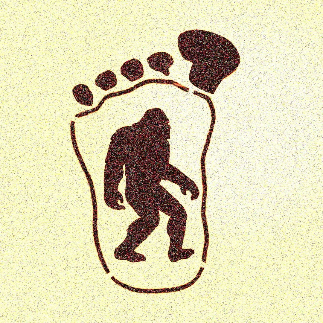 Sasquatch Stencil