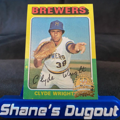 2024 Topps Heritage 50th Anniversary BUYBACK 1975 Original Clyde Wright #408 | eBay