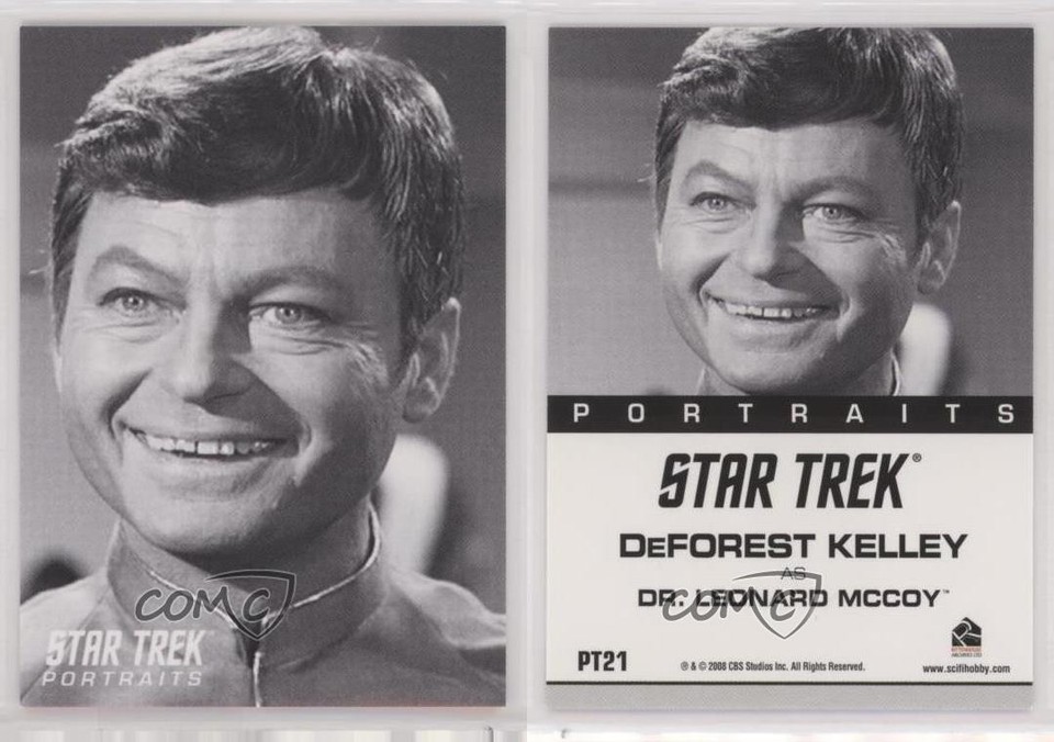 2008 Rittenhouse Portraits DeForest Kelley as Dr Leonard McCoy #PT21 ...