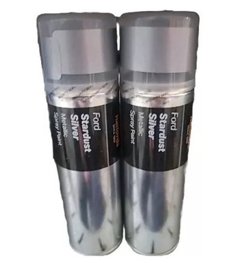 Ford Stardust Silver Metalic Spray Paint Halford Pack X 2 | eBay Australia