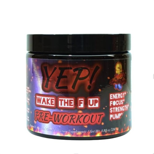YEP Wake The Faith Up Advanced Pre-Workout - Smash Berry - 40 Servings ...