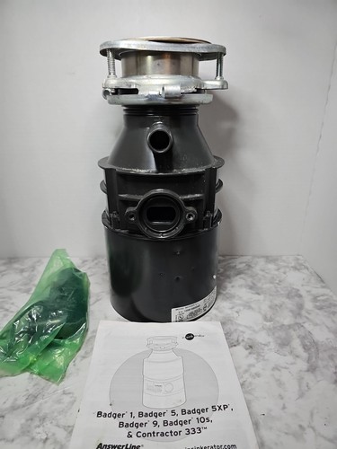 Insinkerator Badger 9 3/4 HP Heavy Duty Garbage Disposal. Brand New, No ...