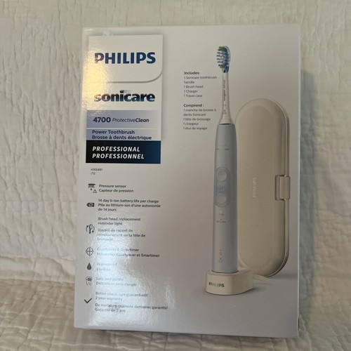 Philips Sonicare ProtectiveClean 4700 Electric Toothbrush HX6481/11 ...