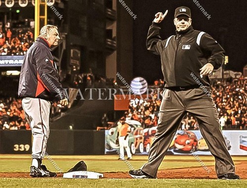 BN95 Bobby Cox Braves Is Ejected From The 8x10 11x14 16x20 Oil Painting ...