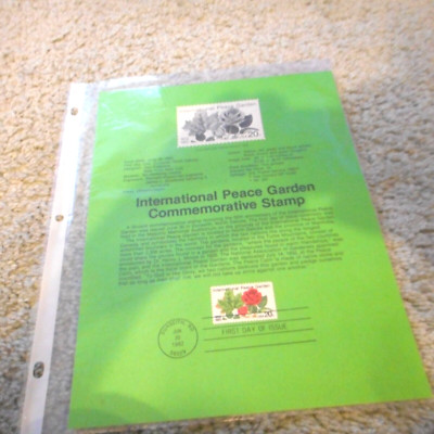 1st Day Issue 1982 Souvenir Stamp Sheets America's Libraries & Peace ...