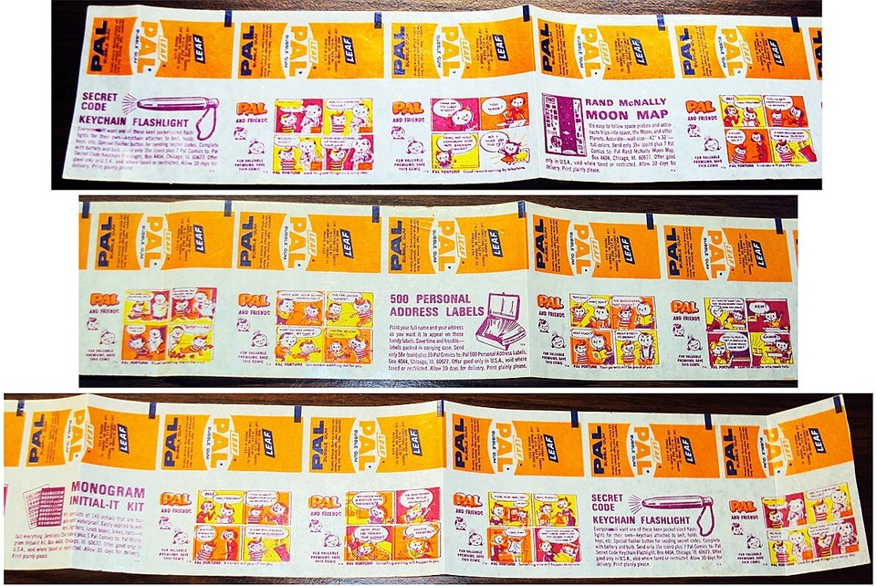 1960's Leaf Pal Uncut Comic/Wrapper Strip Complete Set Of (13) | eBay