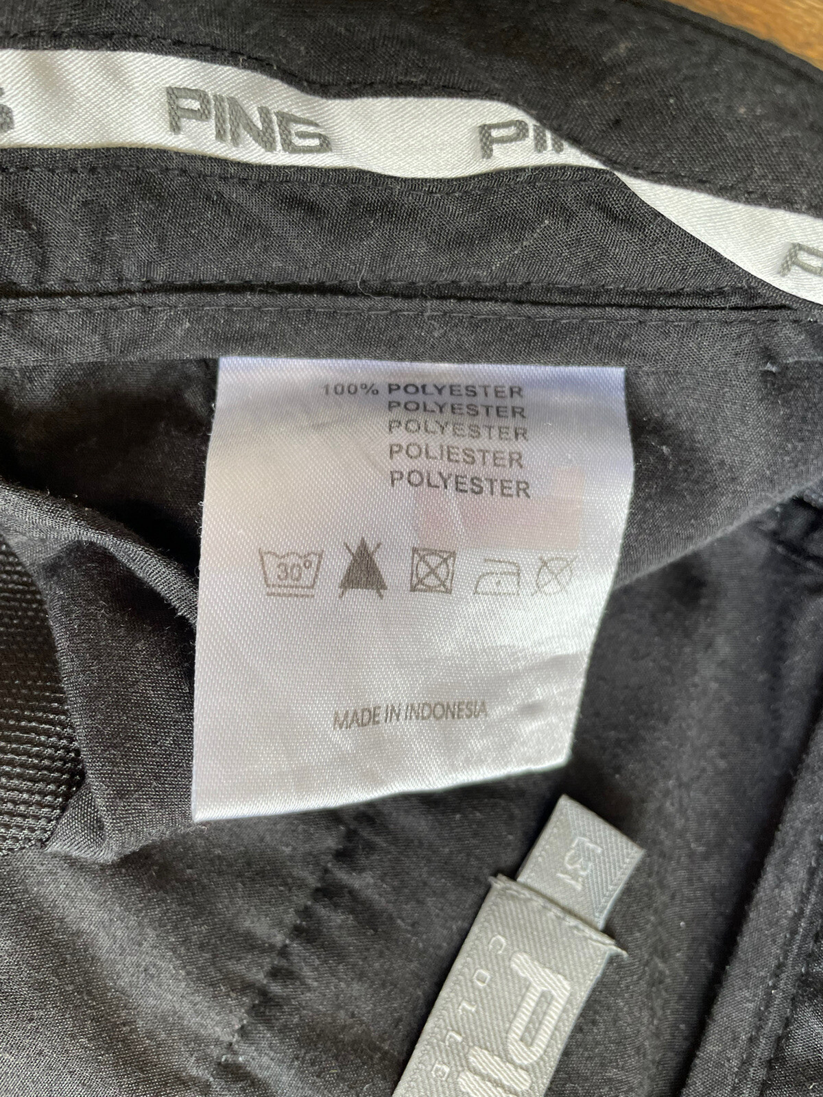 PING GOLF TROUSERS PANTS W32 L31 BLACK | eBay UK