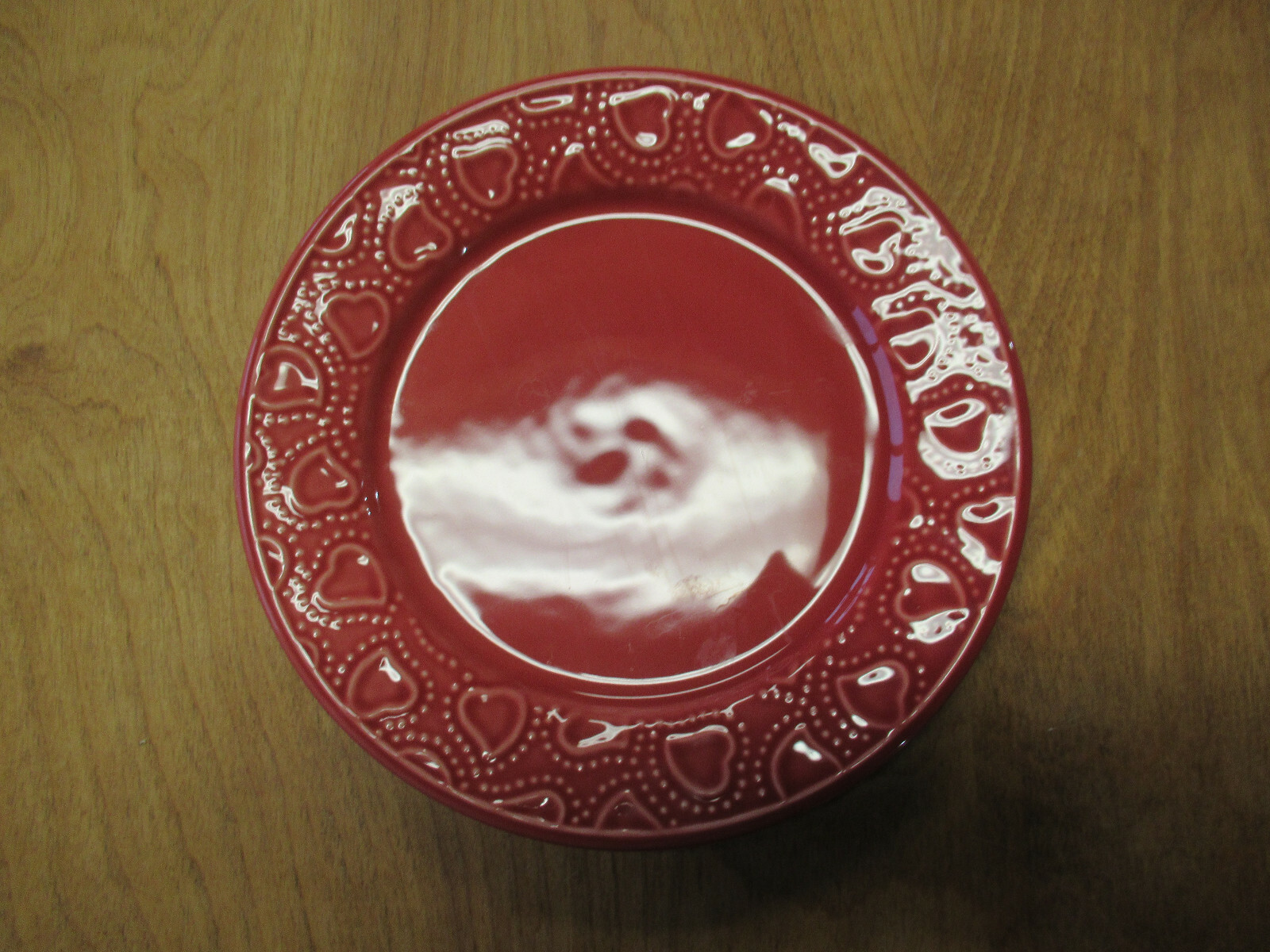 Matceramica Portugal BARCELOS RED Salad Plate 8 1/2" Hearts 3 available ...