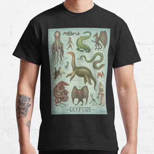 Cryptids - Cryptozoology species Classic T-Shirt S-3XL | eBay