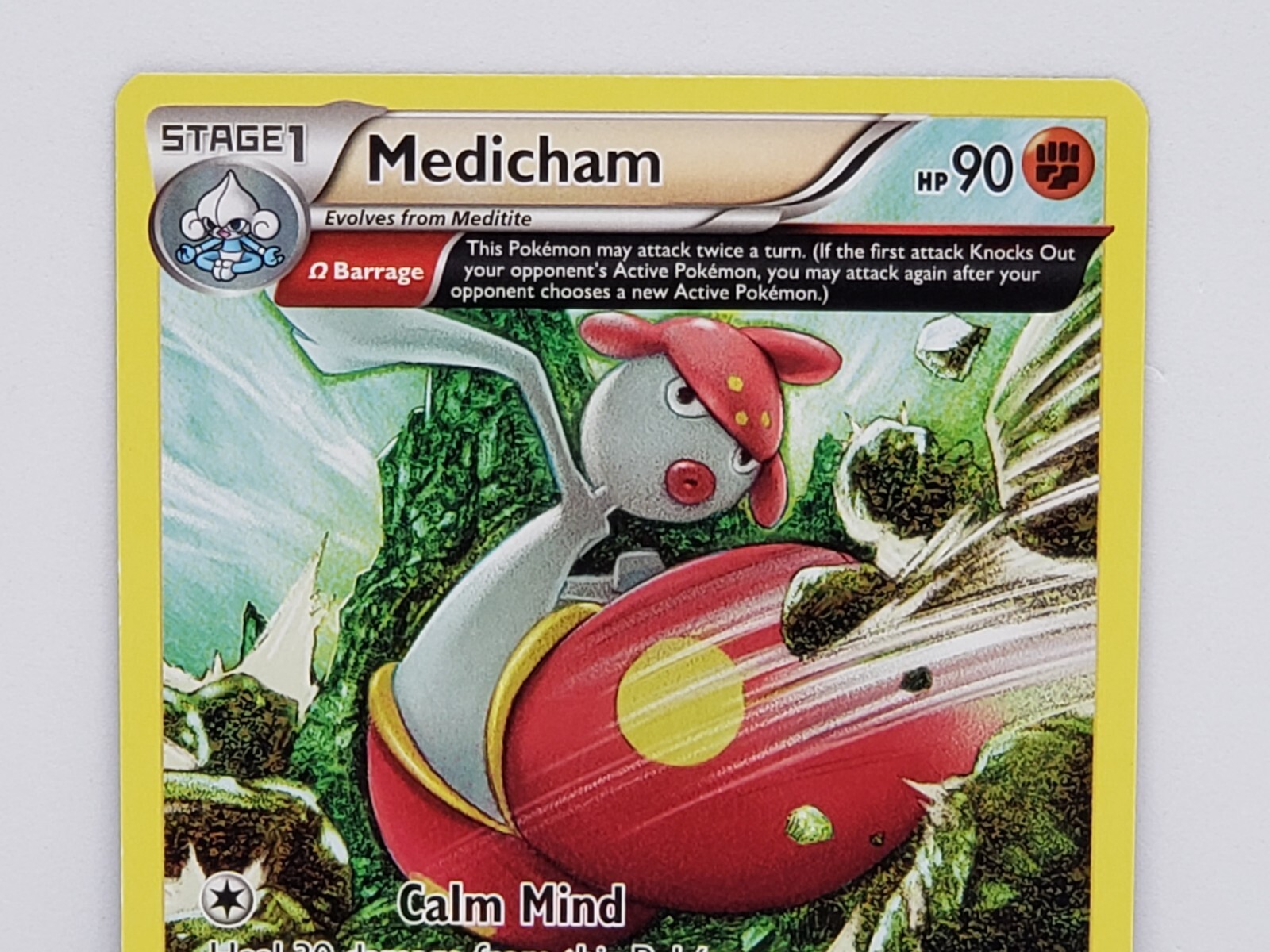 Medicham 81/160 XY Primal Clash 2015 Pokemon Card VERY LIGHT PLAY - EXC ...