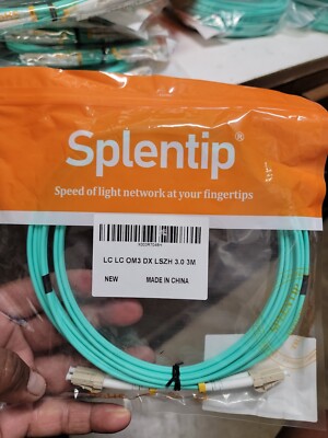 3M LC to LC OM3 10Gbps Duplex 50/125 Multi Mode Fiber Optic Optical ...