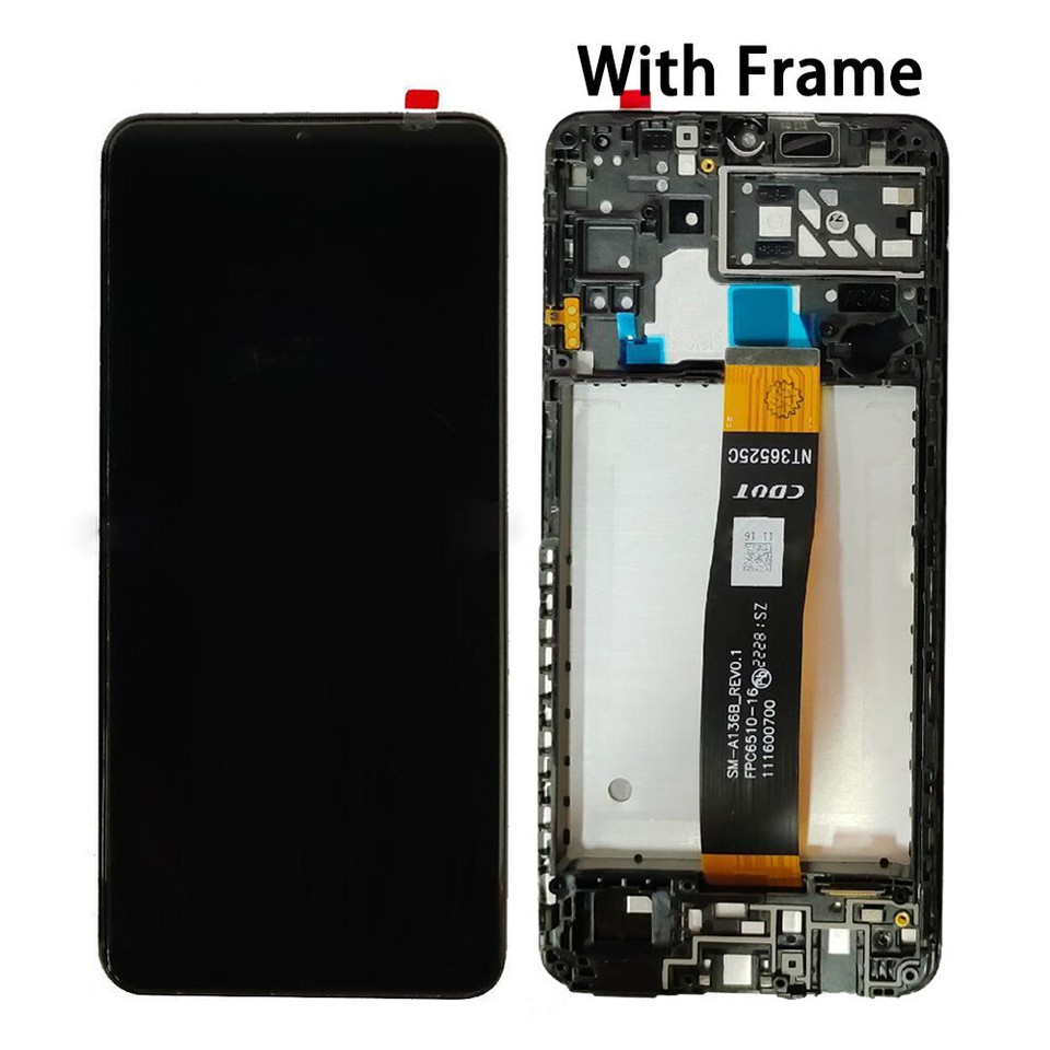 For Samsung Galaxy A04s A047 A047F LCD Screen Touch Digitizer Frame ...