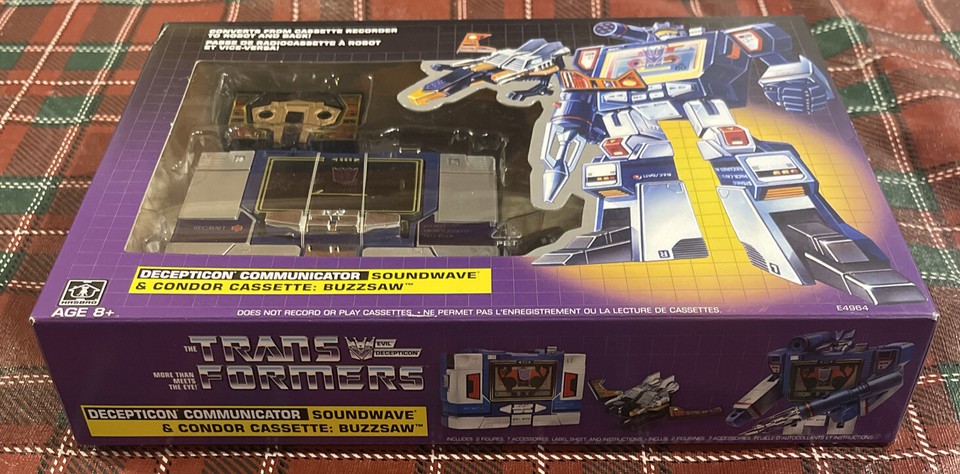 Transformers G1 Soundwave Reissue - Retired 2018 Walmart exclusive ...