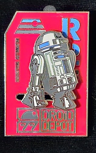 Star Wars Galaxy's Edge R2-D2 Droid Depot Slider Disney Trading Pin ...