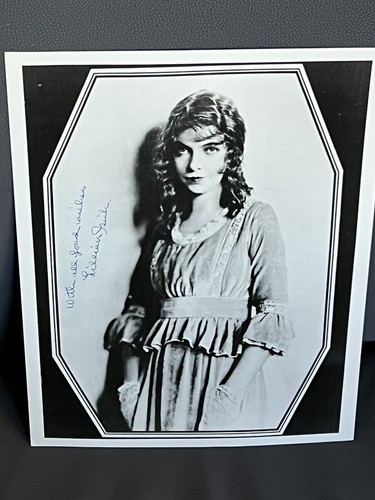 Lillian Gish Birth Of A Nation Autograph Signed 8x10 Photo Silent ...