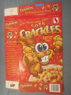 2003 MT Cereal Box SAFEWAY Corn Crackles PUZZLE ON BACK [Y155C8o] | eBay