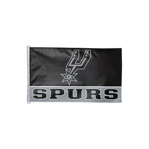 SAN ANTONIO SPURS 3"x 5" Deluxe Flag OFFICIAL NBA LICENSED PRODUCT USA ...