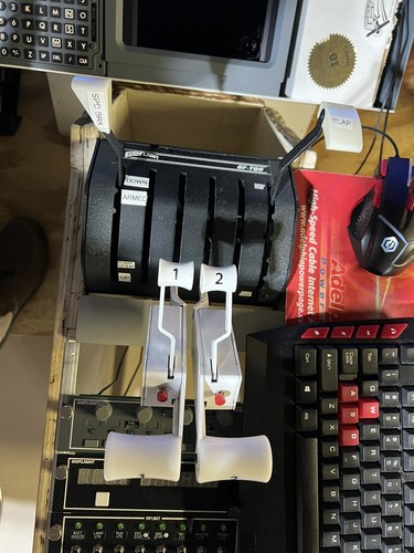 Goflight GF-TQ6 2 JET Engine Throttle Quadrant with GA Aircraft ...