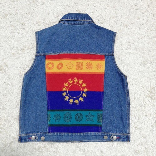 Pendleton Denim Vest Jacket Wool Switch S | eBay