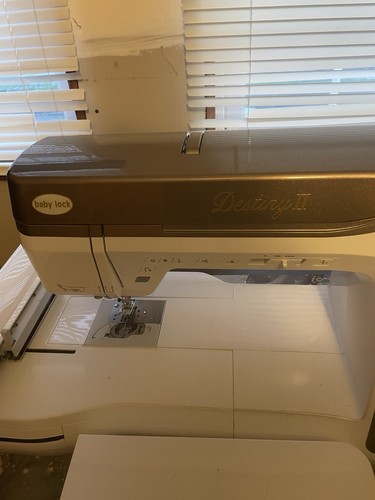Baby Lock Destiny 2 Sewing & Embroidery Machine Low Stitch Count Lots ...