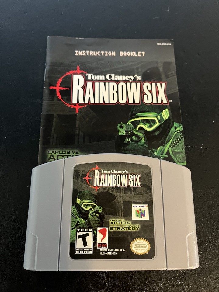 Tom Clancy's Rainbow Six Nintendo 64, 1999 TESTED AUTHENTIC | eBay