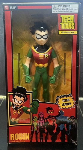 2004 Vintage Bandai ROBIN Teen Titans Figure DC Comics 10” Action ...