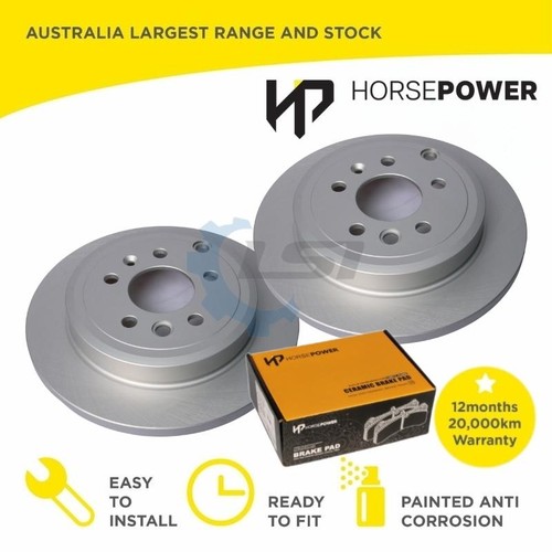 Rear Brake Pads and Disc Rotors Set for Ford FALCON BA BF FG 2002-16 ...