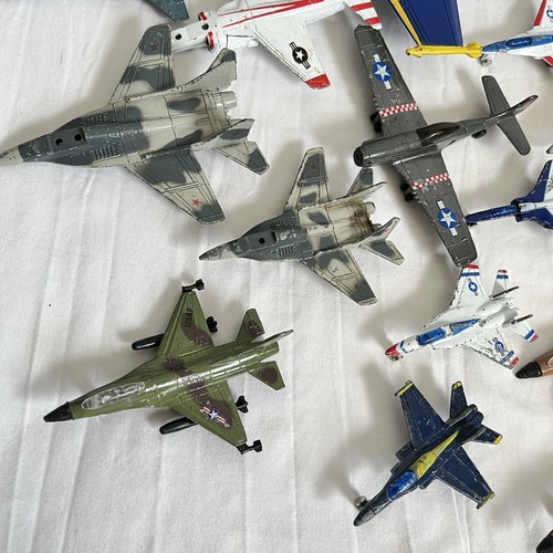 Vintage Metal Model Military Airplane Lot Of 18 Damaged | eBay