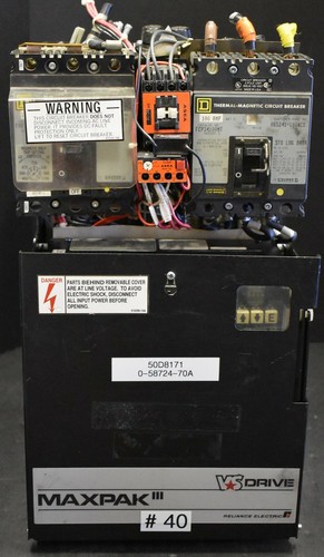 Reliance 50D8171 MaxPak III dc drive 50hp 460v (#40) | eBay