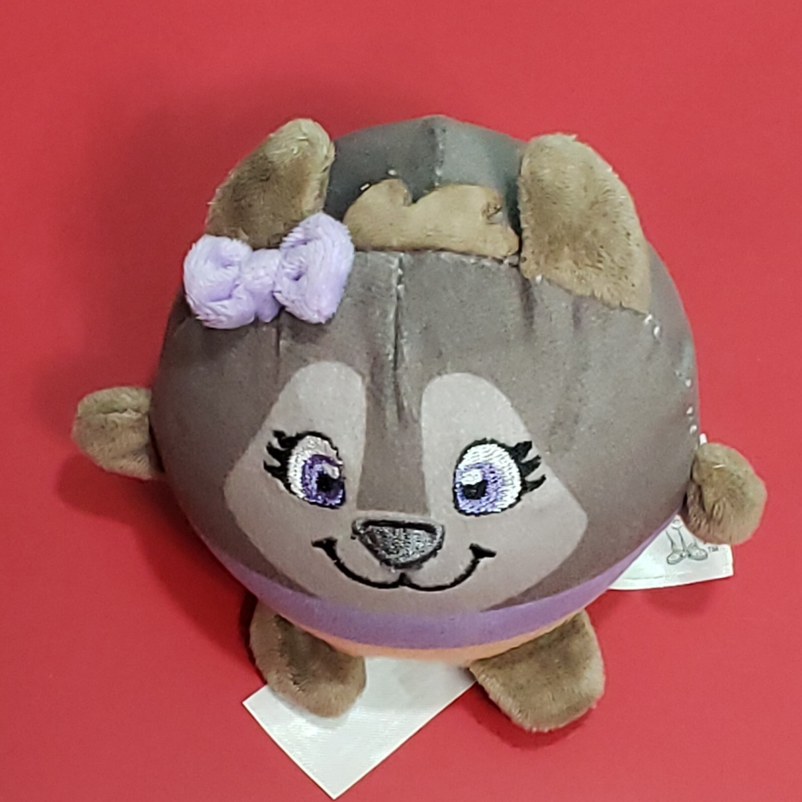Rare Ty Beanie Balls Violet the wolf Plush (4 Inch) Fiesta Toy Doll ...