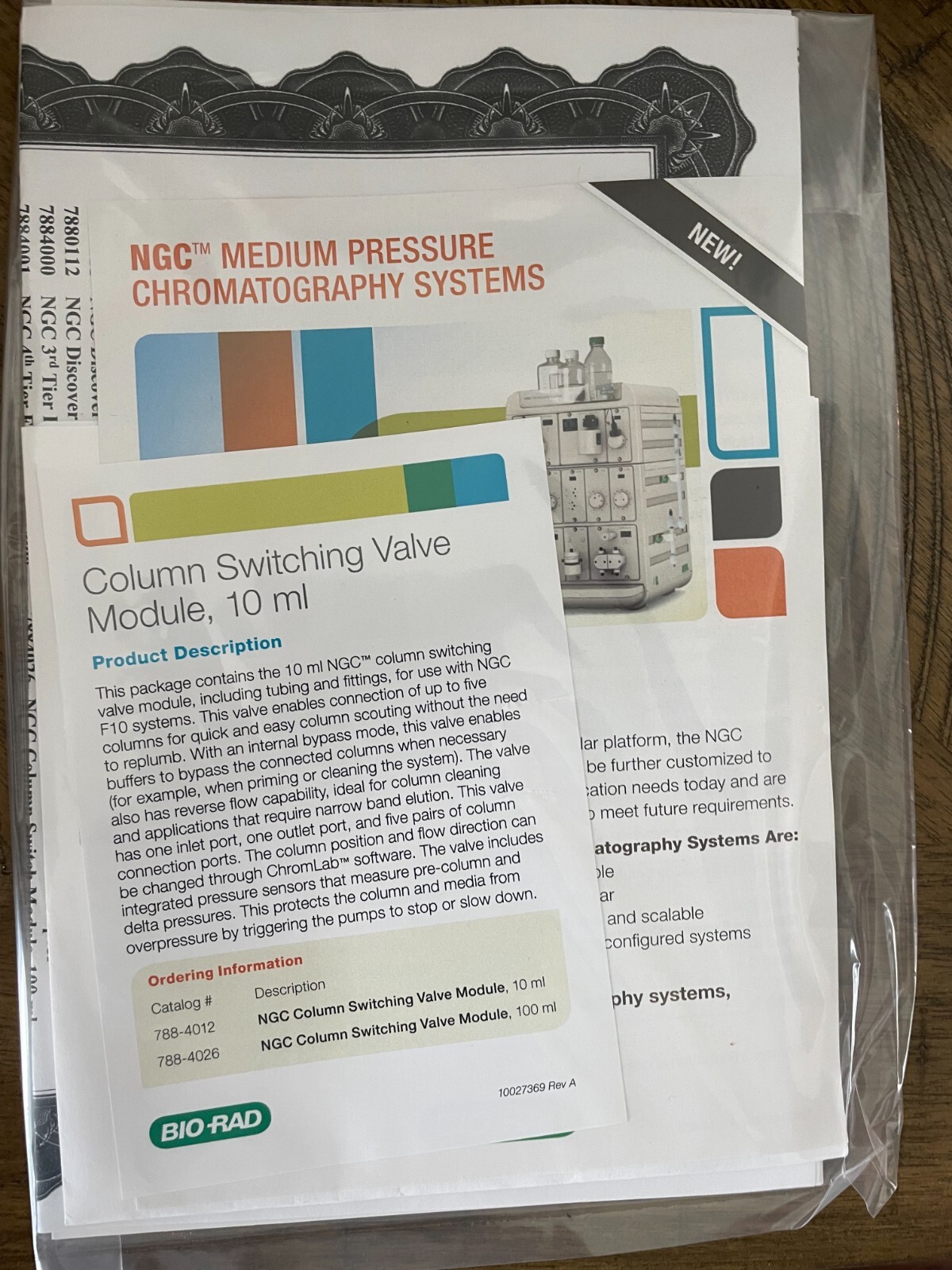 Biorad NGC Column Switching Valve Module 10 ml #7884012 | eBay