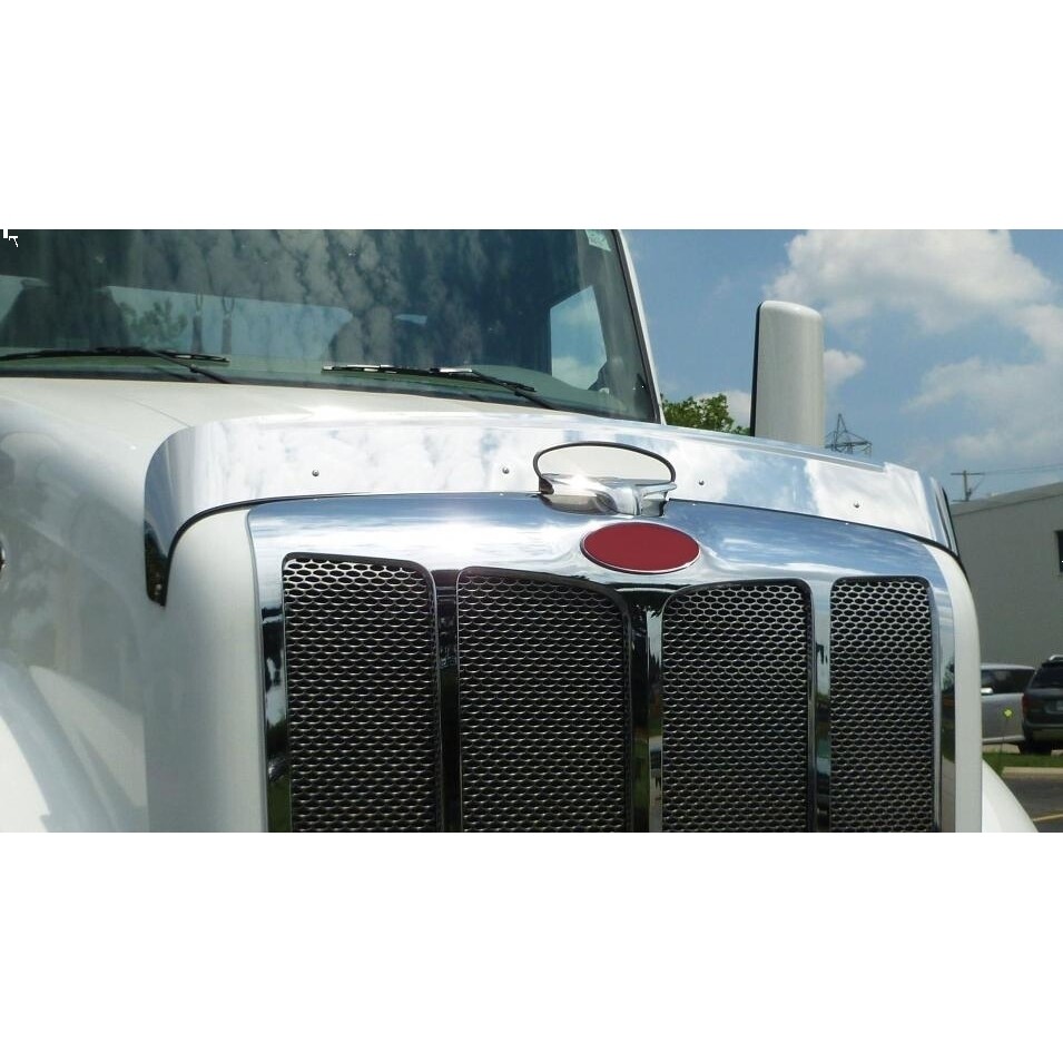 Bug Shield Deflector for 2013-2021 Peterbilt 579 - Stainless Steel | eBay