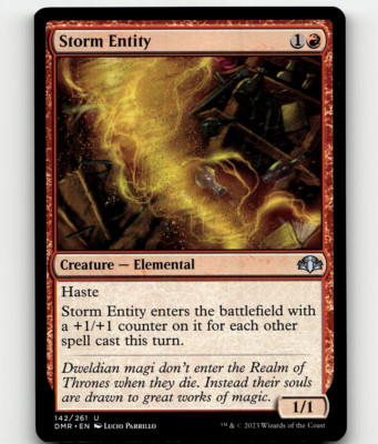 MTG Storm Entity Regular Dominaria Remastered Uncommon | eBay