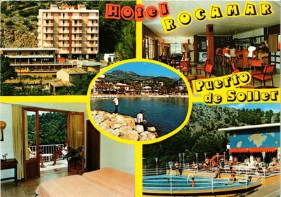 CPM ESPAGNE MALLORCA-Puerto de Soller-Hotel Rocamar (334479) | eBay